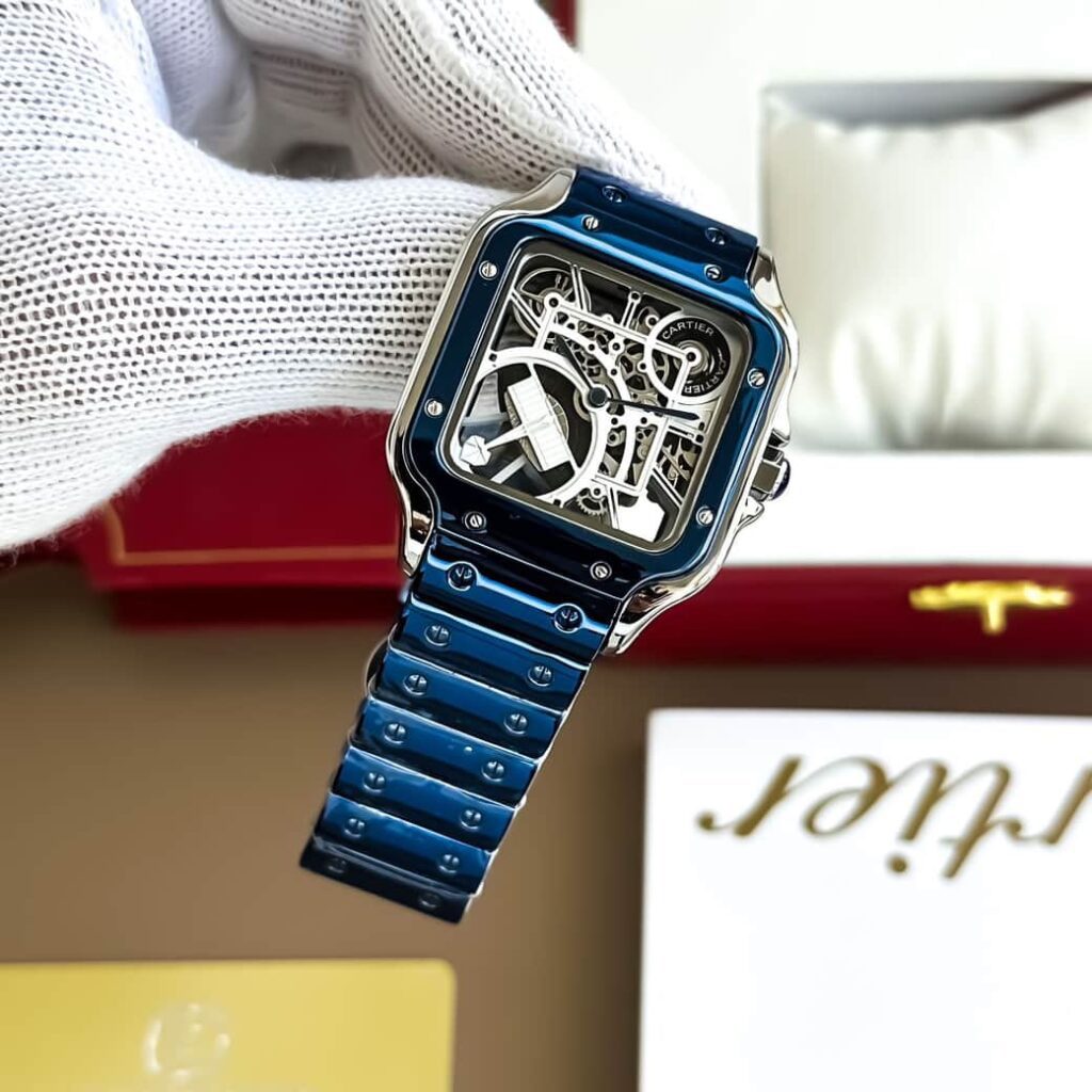 Cartier Santos Dumont Blue - Shonzone.com